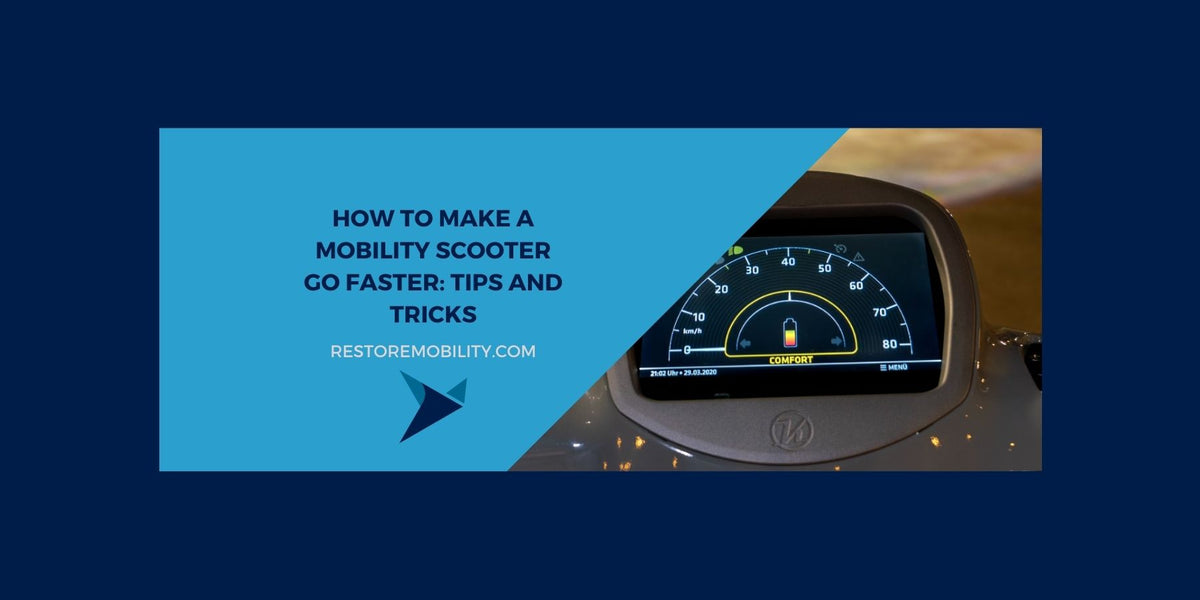 How to Make a Mobility Scooter Go Faster: Tips and Tricks — RestoreMobility