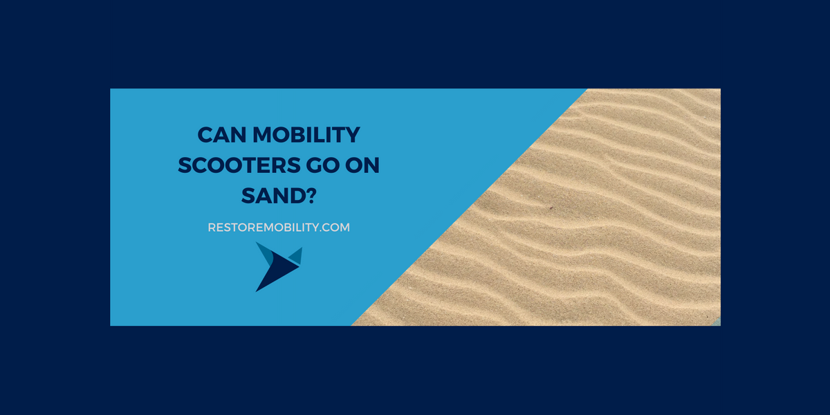 Can Mobility Scooters Go On Sand? Or Will It Damage Them? — RestoreMobility