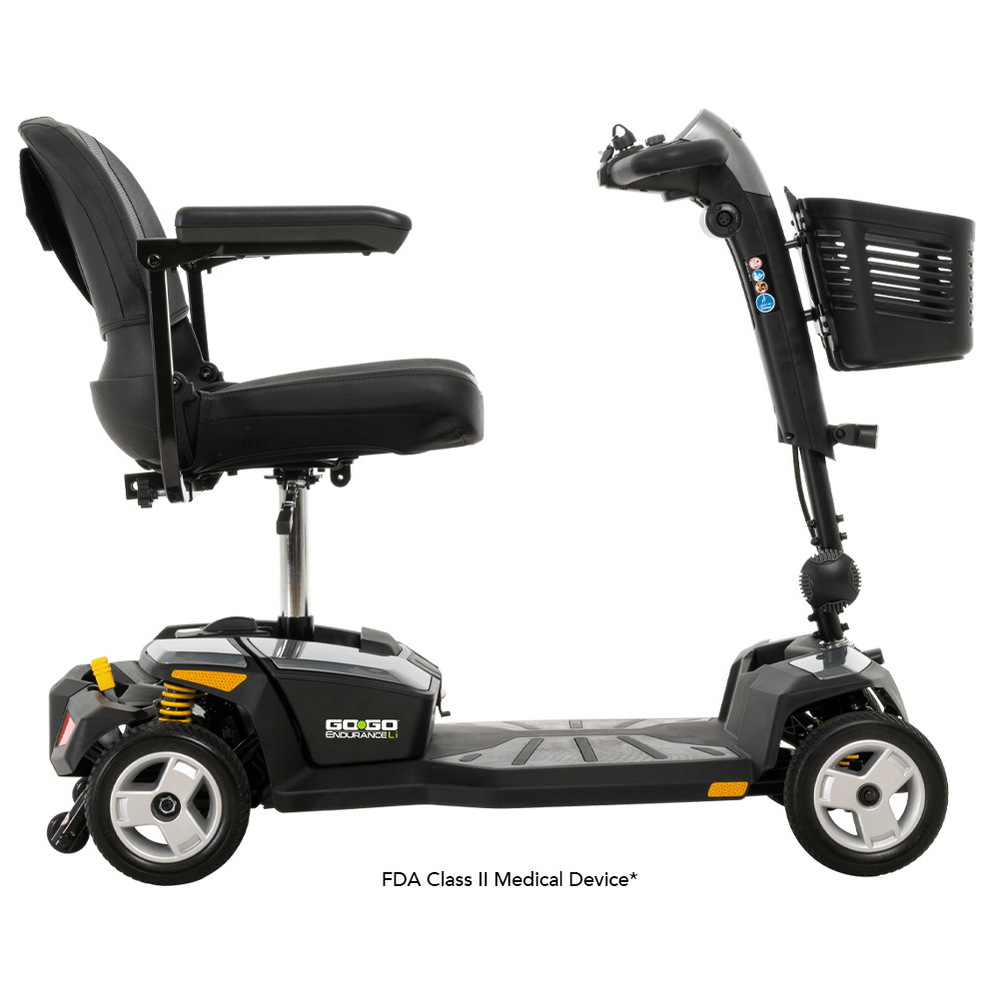 Pride Go Go Endurance Li 4-Wheel Mobility Scooter — RestoreMobility