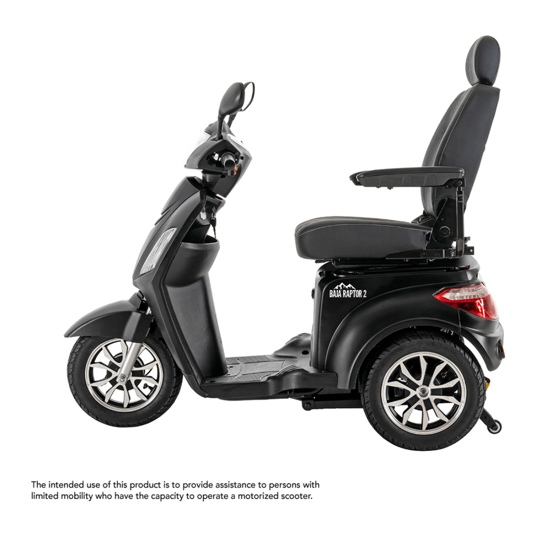 Pride Baja Raptor 2 Three-Wheel Scooter - Free Shipping — RestoreMobility