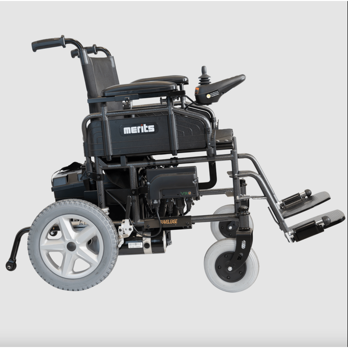 Merits Travel Ease HD Bariatric Foldable Power Wheelchair P181 ...