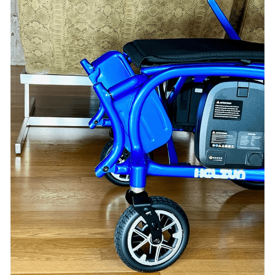Helium 26 lbs Carbon Fiber Foldable Power Wheelchair — RestoreMobility