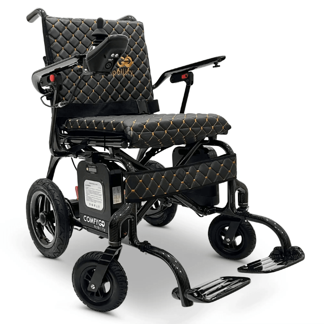 ComfyGo Phoenix 26 lbs Carbon Fiber Lightweight Power Wheelchair ...