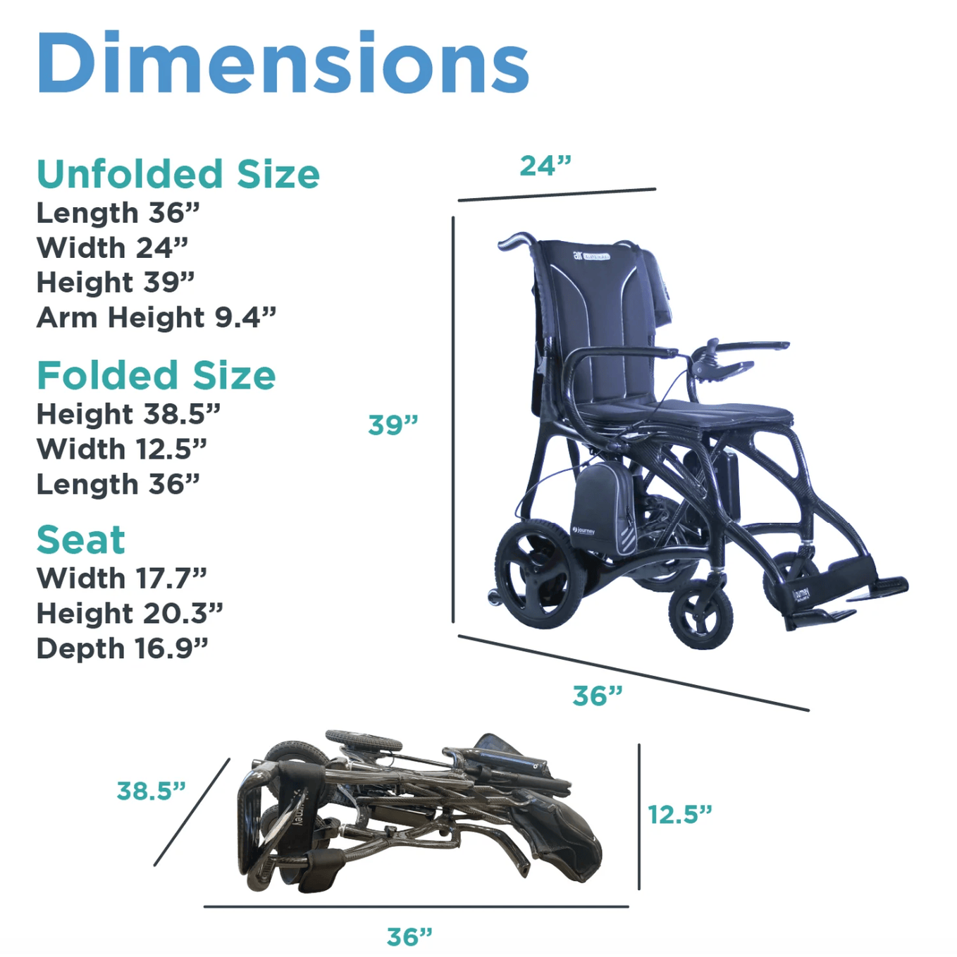 Journey Air Elite Max Heavy Duty Lightweight Power Chair — RestoreMobility