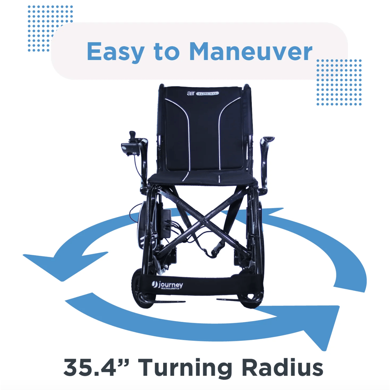 Journey Air Elite Max Heavy Duty Lightweight Power Chair — RestoreMobility