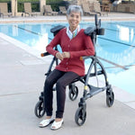 UpWalker Standard Upright Walker with Seat & Brakes H200 — RestoreMobility