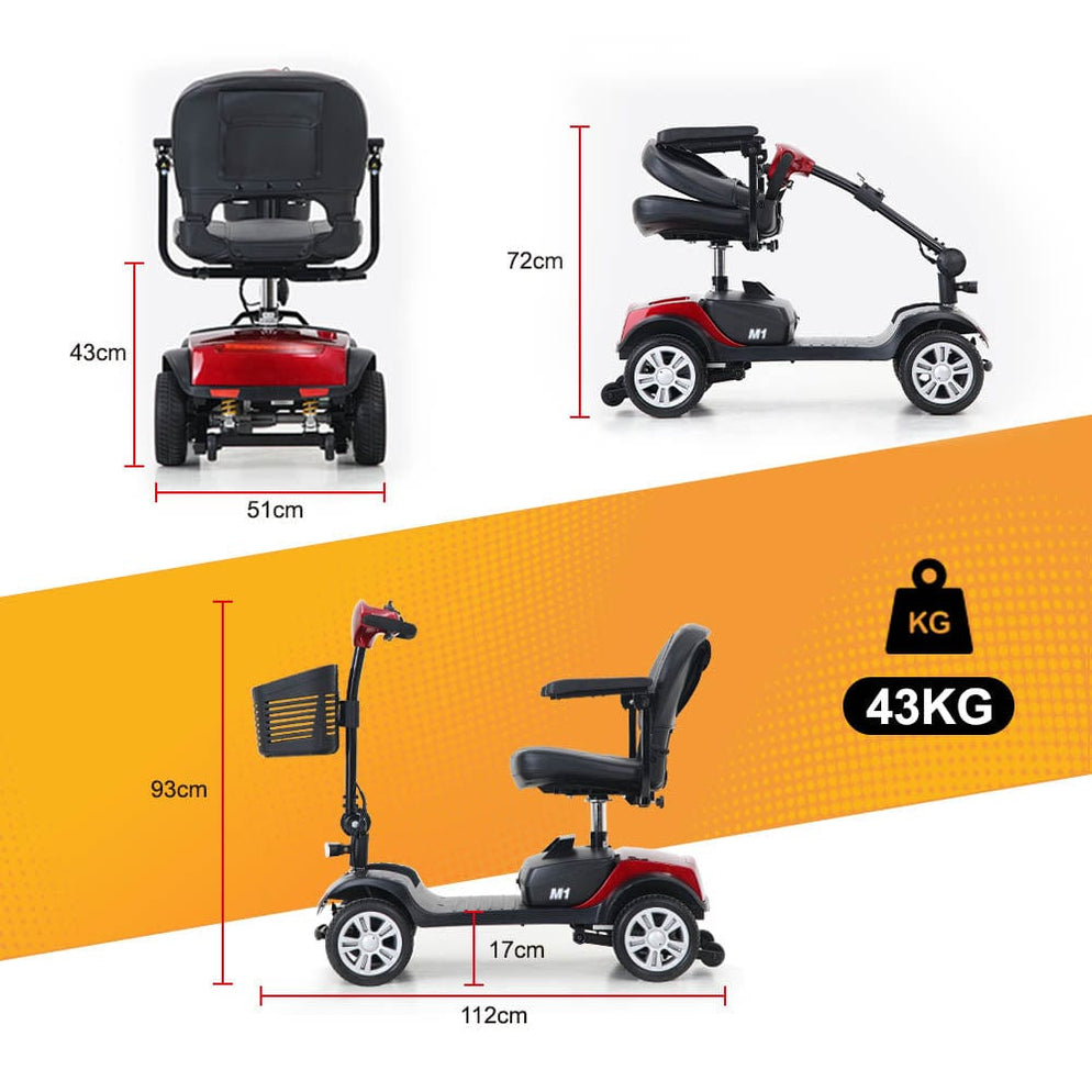 Metro Mobility M1 Portal 4-Wheel Mobility Scooter - Lowest Price ...