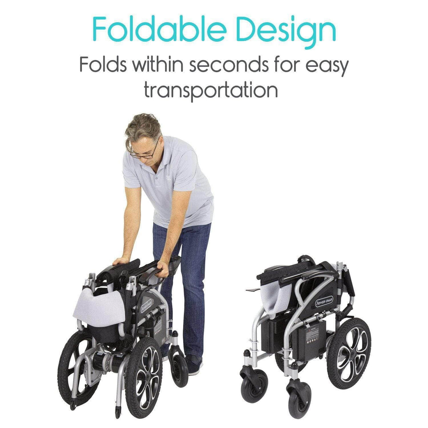 Vive Health Compact Lightweight Power Chair MOB1029S — RestoreMobility